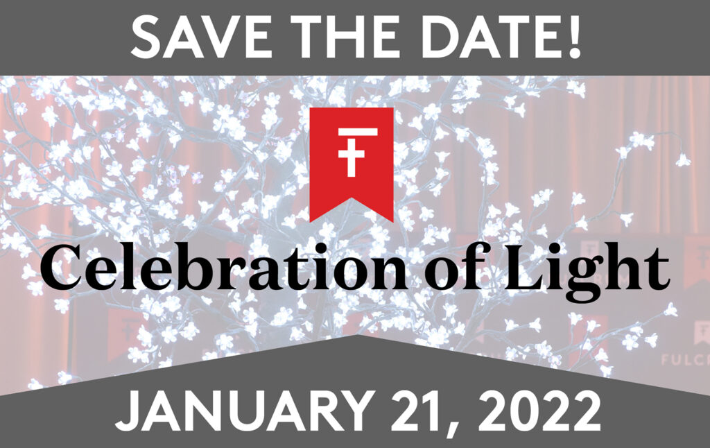 Mark Your Calendars for Celebration of Light 2022 - Fulcrum Foundation